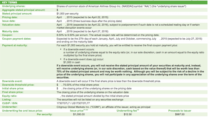 Buying Structured Notes For Downside Investment Protection